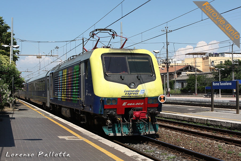 E.464 - Livrea Leonardo Express - E.464.314 - FotoFerrovie.Info