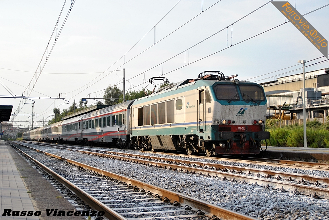 E.402 - Livrea XMPR 2 - E.402.005 - FotoFerrovie.Info