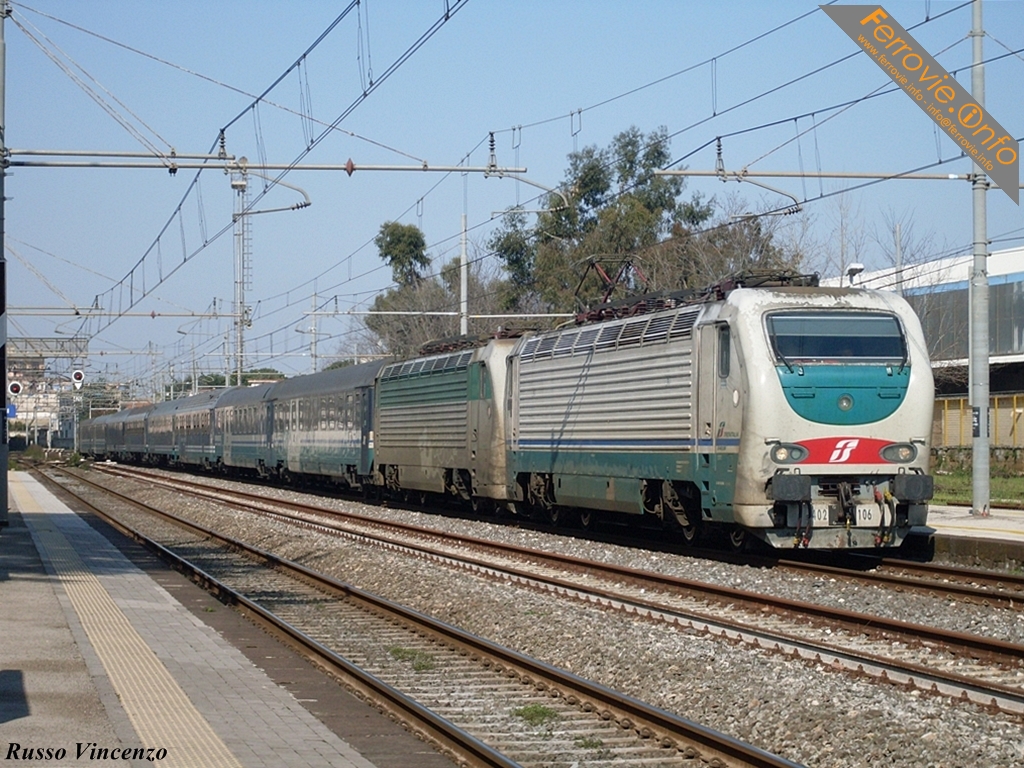 E.402B - Livrea XMPR - E.402B.133 - FotoFerrovie.Info