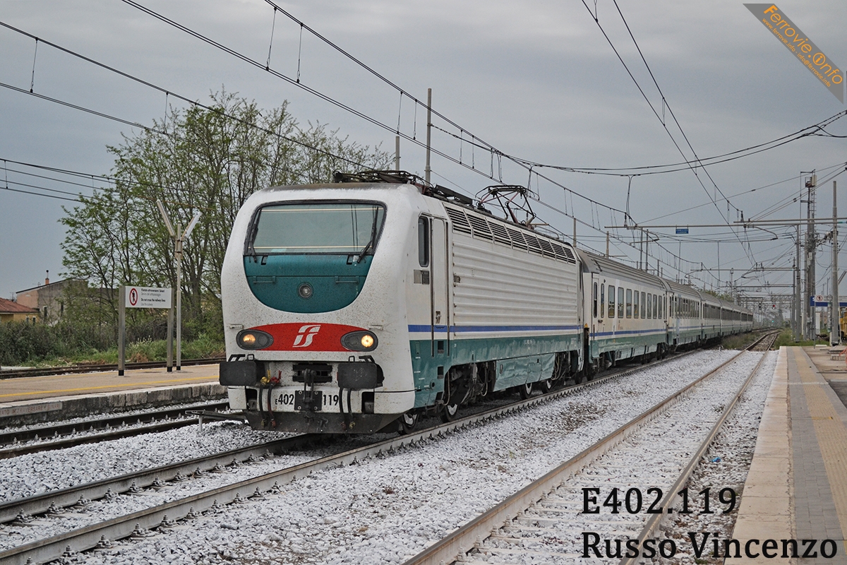 E.402B - Livrea XMPR - E.402B.134 - FotoFerrovie.Info