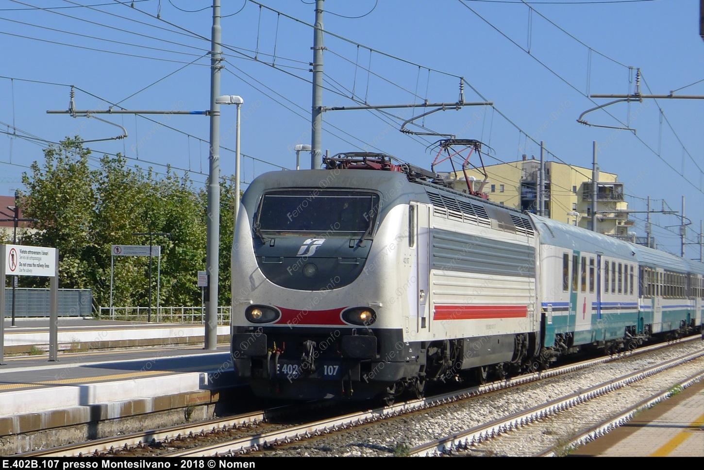 E.402B - Livrea Intercity Giorno - E.402B.179 + E.444R.075 + E.444R.044 ...